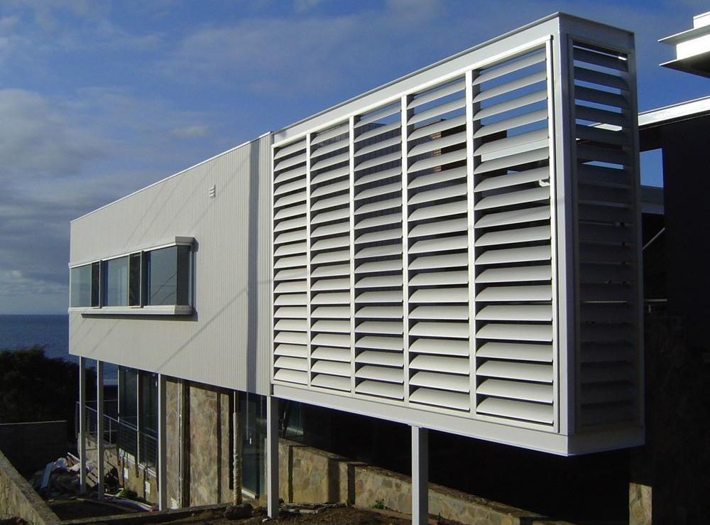 Building Shutters Aluminium Sun Vertical Shade Louvres