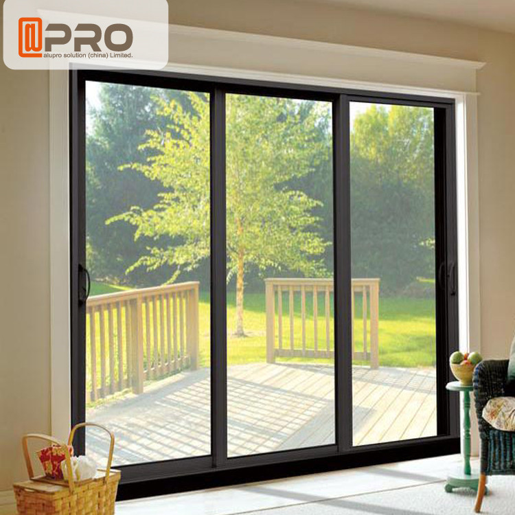 Pintu Aluminium Sliding Patio Air Bukti, Pintu Kaca Geser Horisontal ...